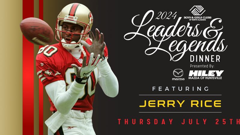 Jerry Rice headlines Leaders and Legends fundraiser Jerry Rice headlines Leaders and Legends fundraiser